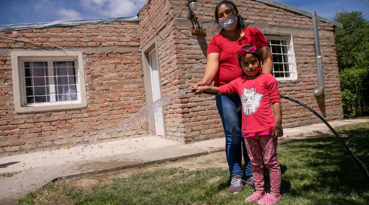 “Es un barrio humilde y ahora podemos contar con todos los servicios ...